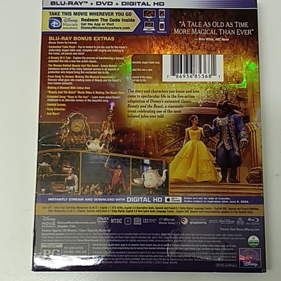Disney | Other | Beauty And The Beast Disney Dvd | Poshmark